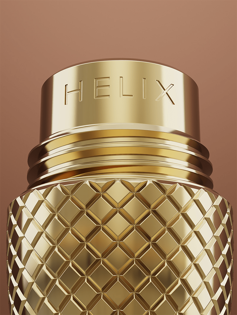 Helix. Twisting the narrative. The most advanced one-hitter yet. - Vessel®