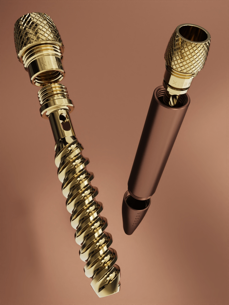 Helix. Twisting the narrative. The most advanced one-hitter yet. - Vessel®